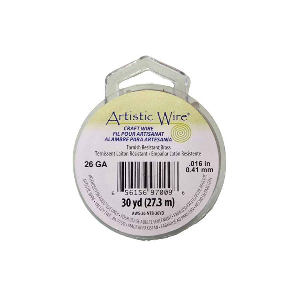 26 Gauge – Non Tarnish – Brass – 27.3 mtrs – Bead, Trimming & Craft Co