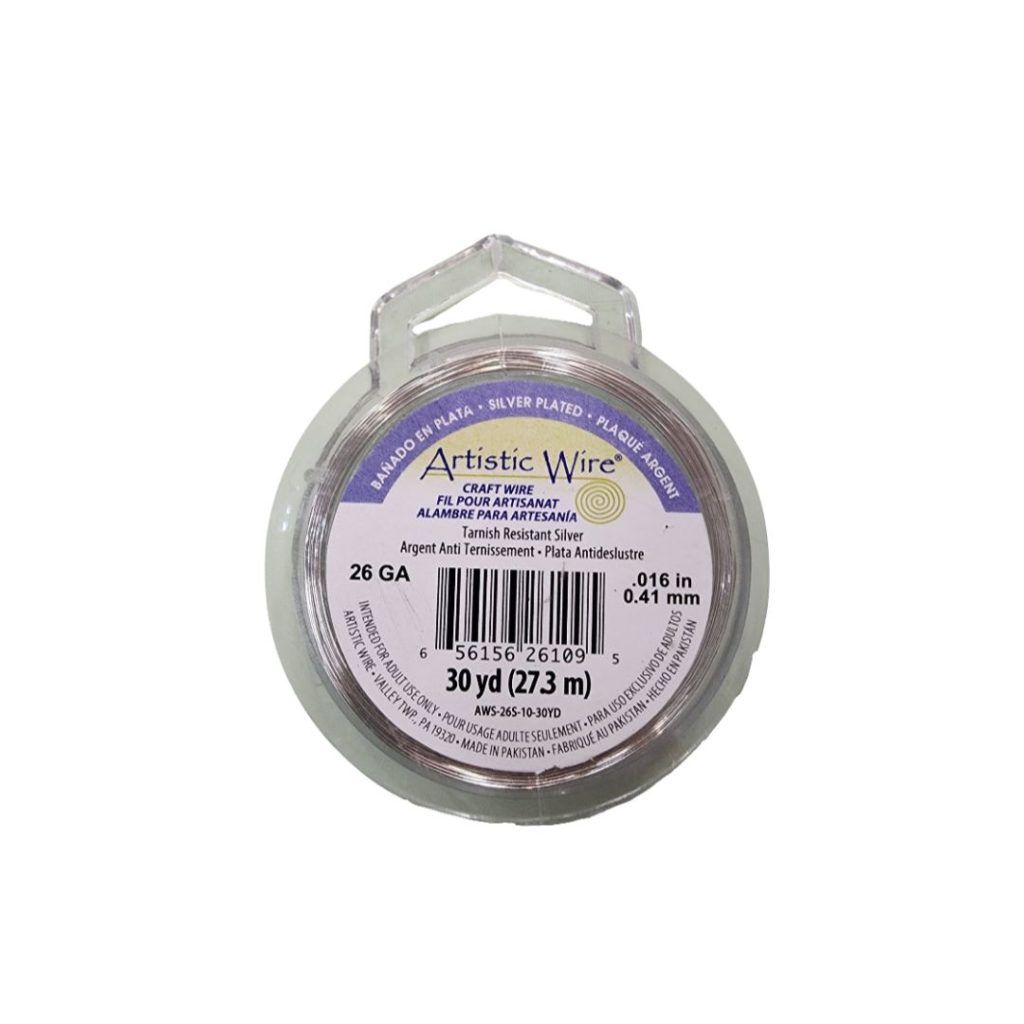 26 Gauge – Non Tarnish – Silver – 27.43mtr – Bead, Trimming & Craft Co