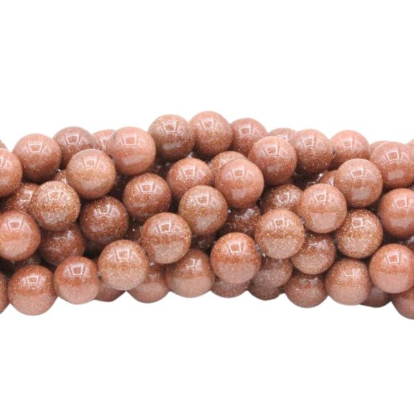Sandstone – SYN – 4mm Round – 38cm Strand – Bead, Trimming & Craft Co