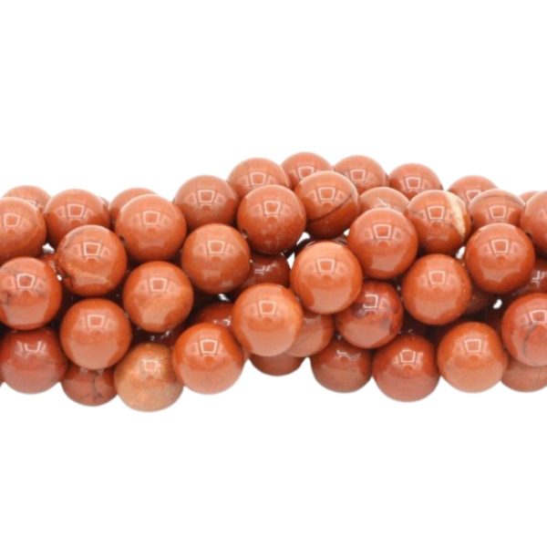 Red Jasper – Round – 10mm – 39cm Strand – Bead, Trimming & Craft Co