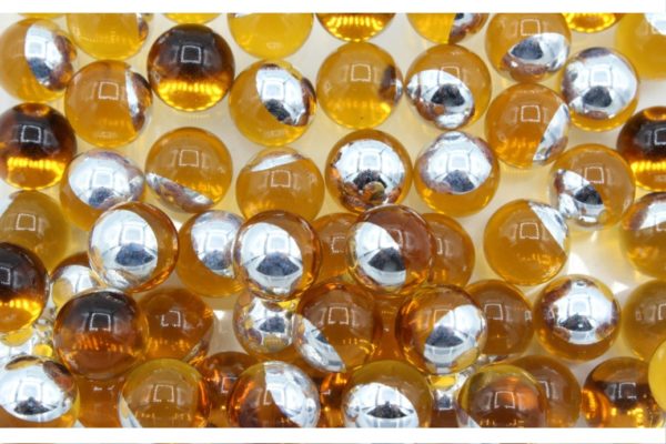 Round Ballotini Balls – 12mm – Topaz CAL – Bead, Trimming & Craft Co
