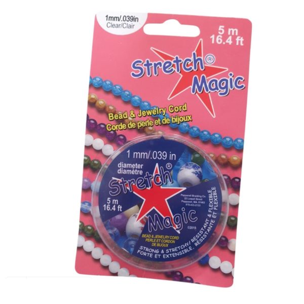 Stretch Magic – 1.0mm – Clear – 5 Meters – Bead, Trimming & Craft Co