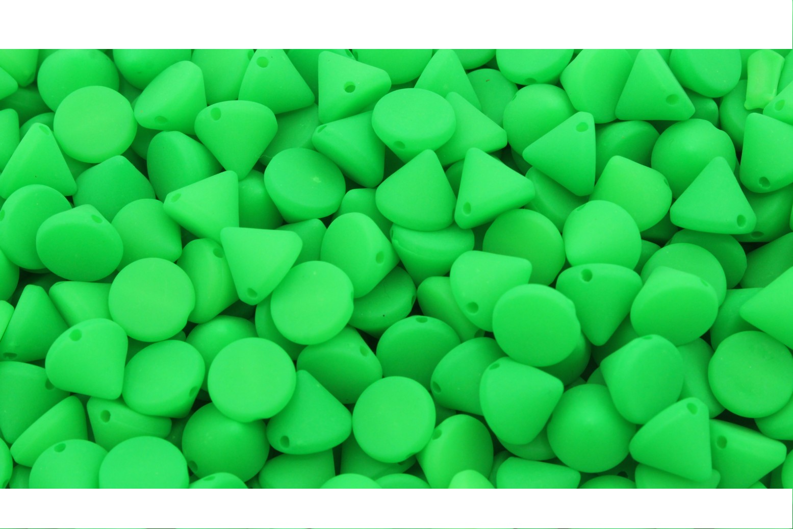 Neon Spike Bud – 10mm – Green – Bead, Trimming & Craft Co