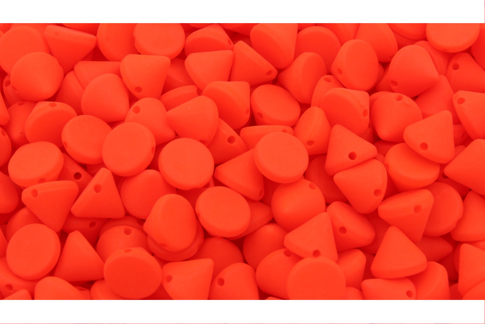 Neon Spike Bud – 10mm – Orange – Bead, Trimming & Craft Co