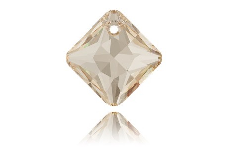 Princess Cut Pendant – 16mm – Golden Shadow – Bead, Trimming & Craft Co
