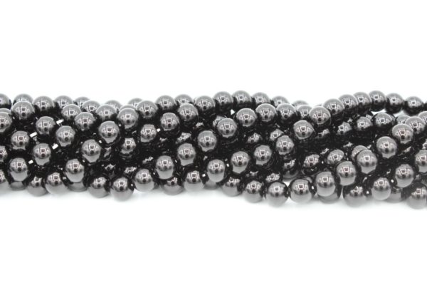 8mm Filler Bead – Black – 40cm Strand – Bead, Trimming & Craft Co