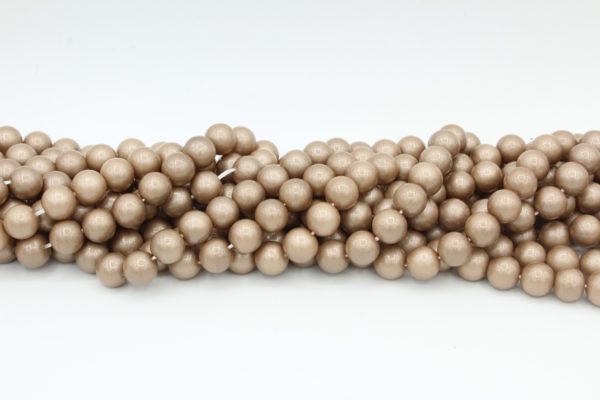 8mm Filler Bead – Bronze – 40cm Strand – Bead, Trimming & Craft Co