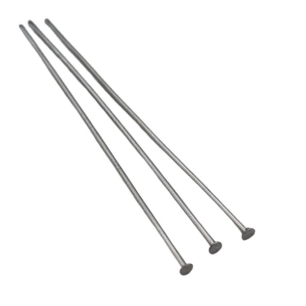 Head Pin – 45mm – Stainless Steel – Bead, Trimming & Craft Co