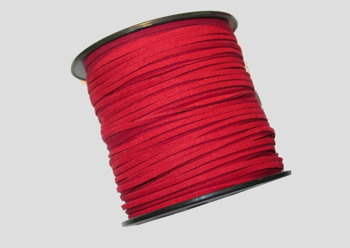 Faux Suede – 3mm – Red – Price per Meter – Bead, Trimming & Craft Co
