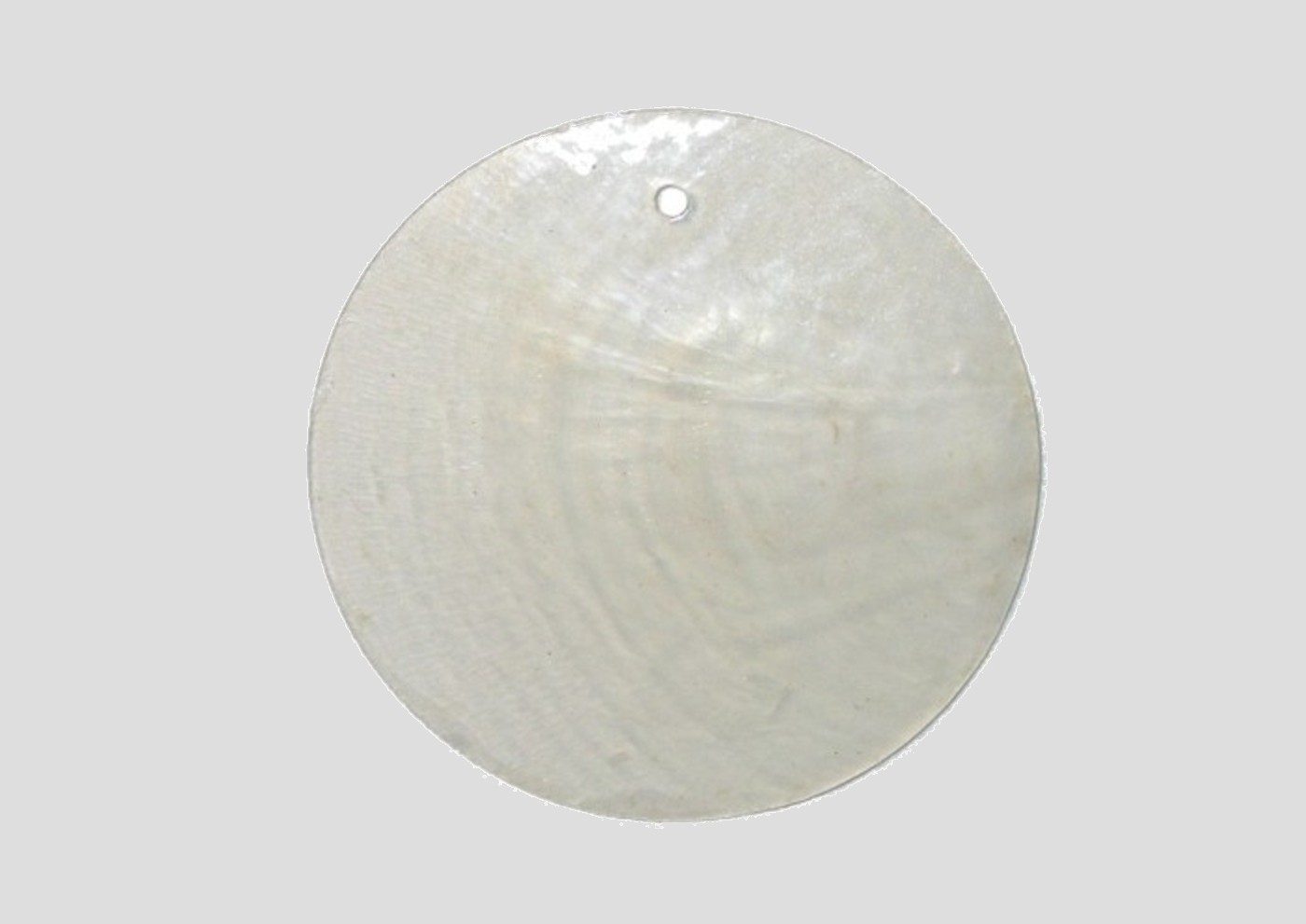 35 – 40mm Wafer Shell Pendant – White – Bead, Trimming & Craft Co