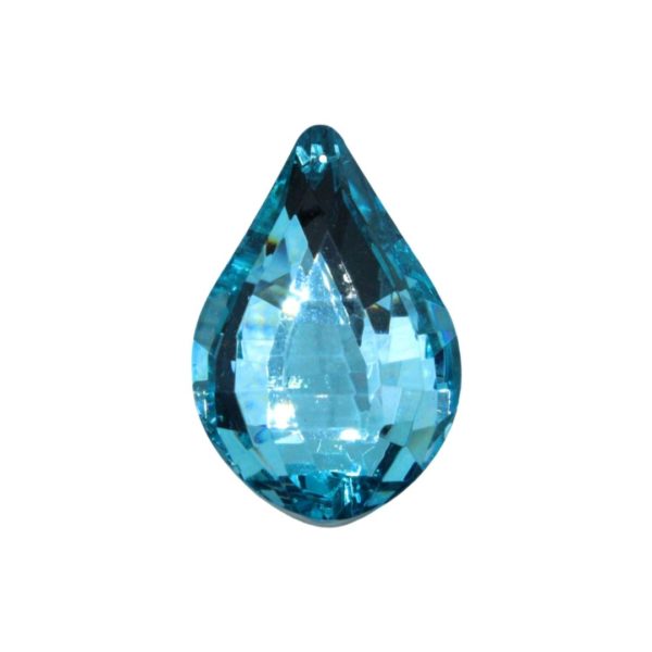 Pear Drop – 62mm – Light Blue – ECO RANGE – Bead, Trimming & Craft Co