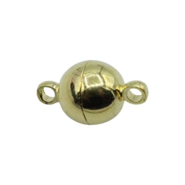 Magnetic Ball Clasp – 8mm – Gold – Bead, Trimming & Craft Co