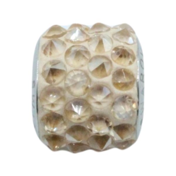Swarovski 180901 – BeCharmed Pave Spike Bead – 10mm – Golden Shadow ...