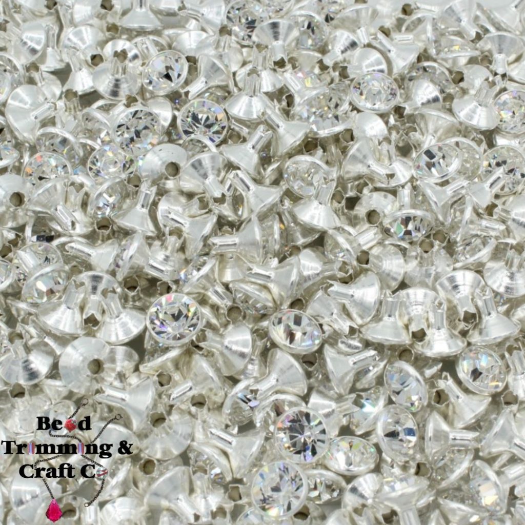Swarovski 53005 – Crystal Rivet – 8mm – Crystal / Silver – Bead ...