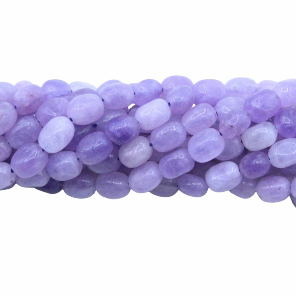 Jade – Barrel Bead – 10mm – 39cm strand – Purple – Bead, Trimming ...